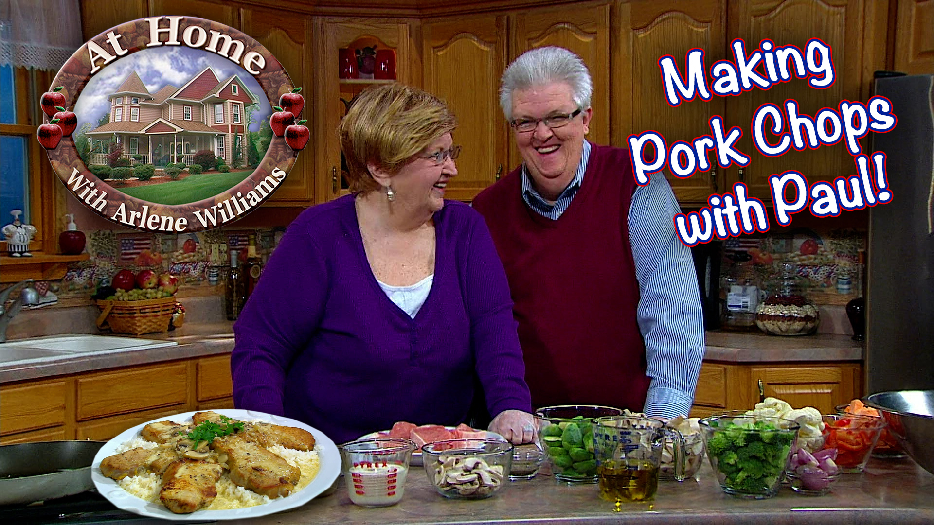 Cooking Pork Chops, Rice, and Roasted Veggies with Paul! - At Home with ...