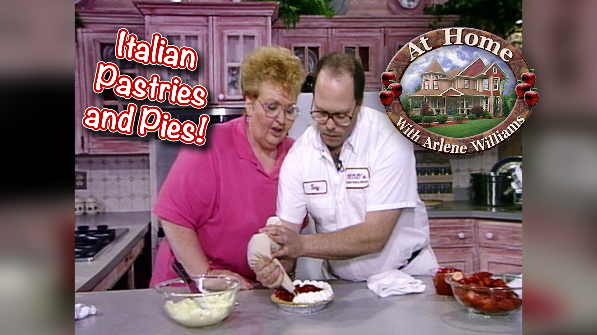 Italian Ricotta Pie and Strawberry Cream Pie with Tony Moio - At Home ...