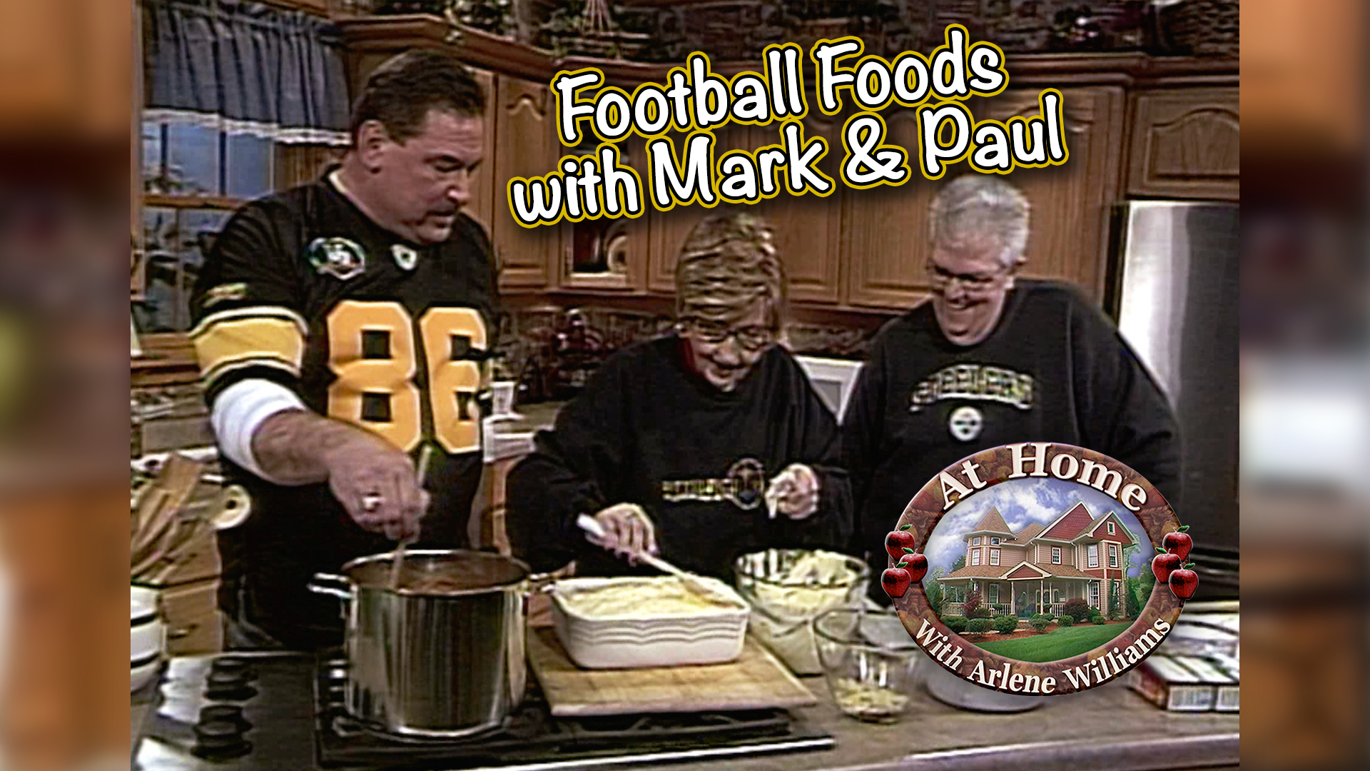 Making Fun Football Foods with Mark and Paul 🏈 - At Home with Arlene ...