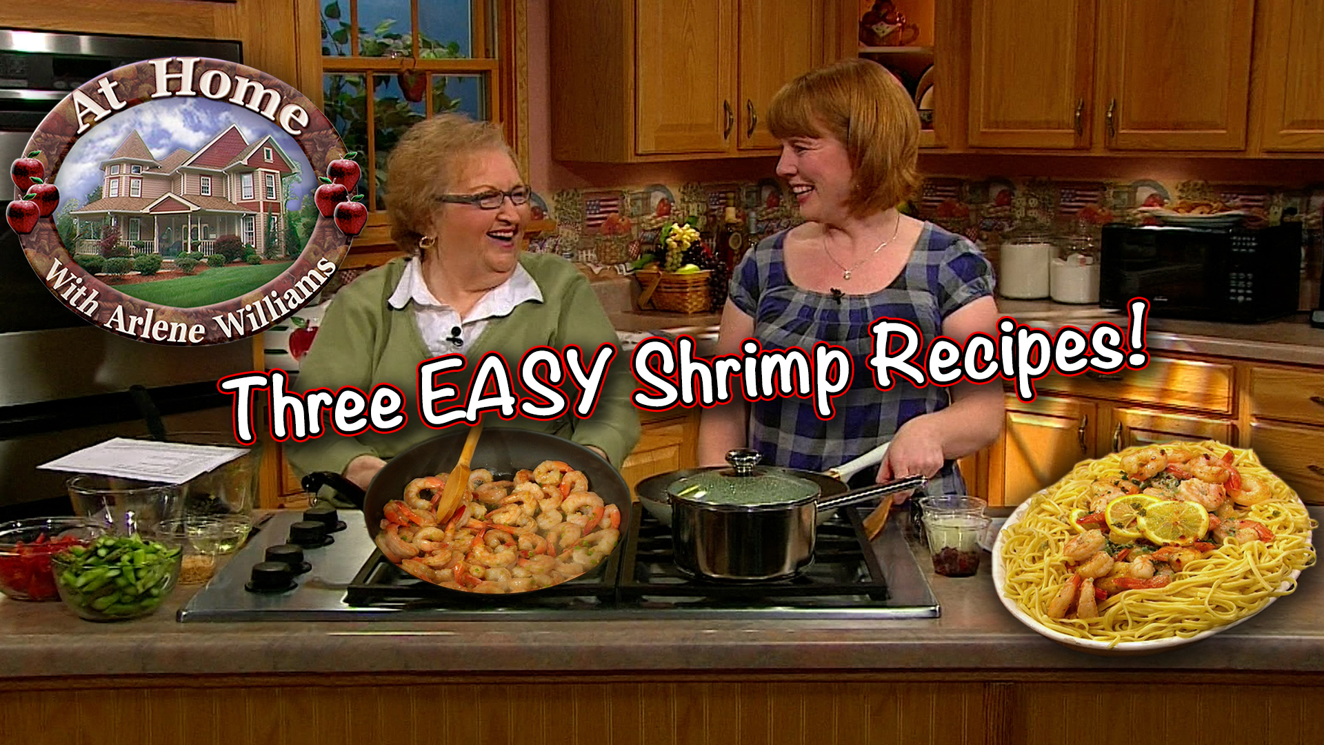 Arlene & Tammy Make Three EASY Shrimp Recipes: Tacos, Stir-Fry ...