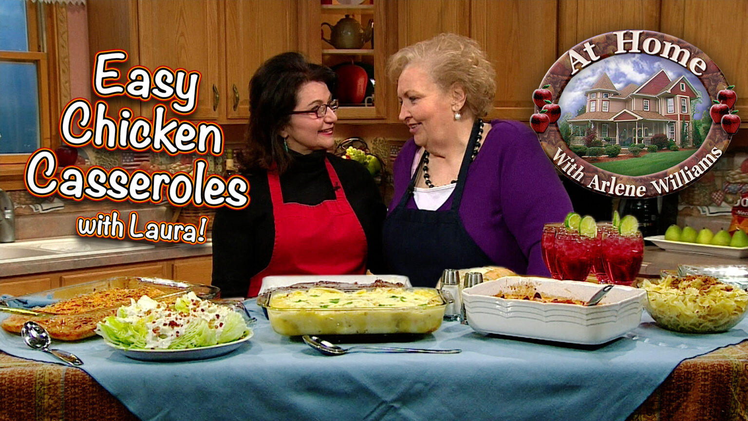 Arlene and Loretta Cook Chicken Thighs with Peppers and Aritchokes - At ...