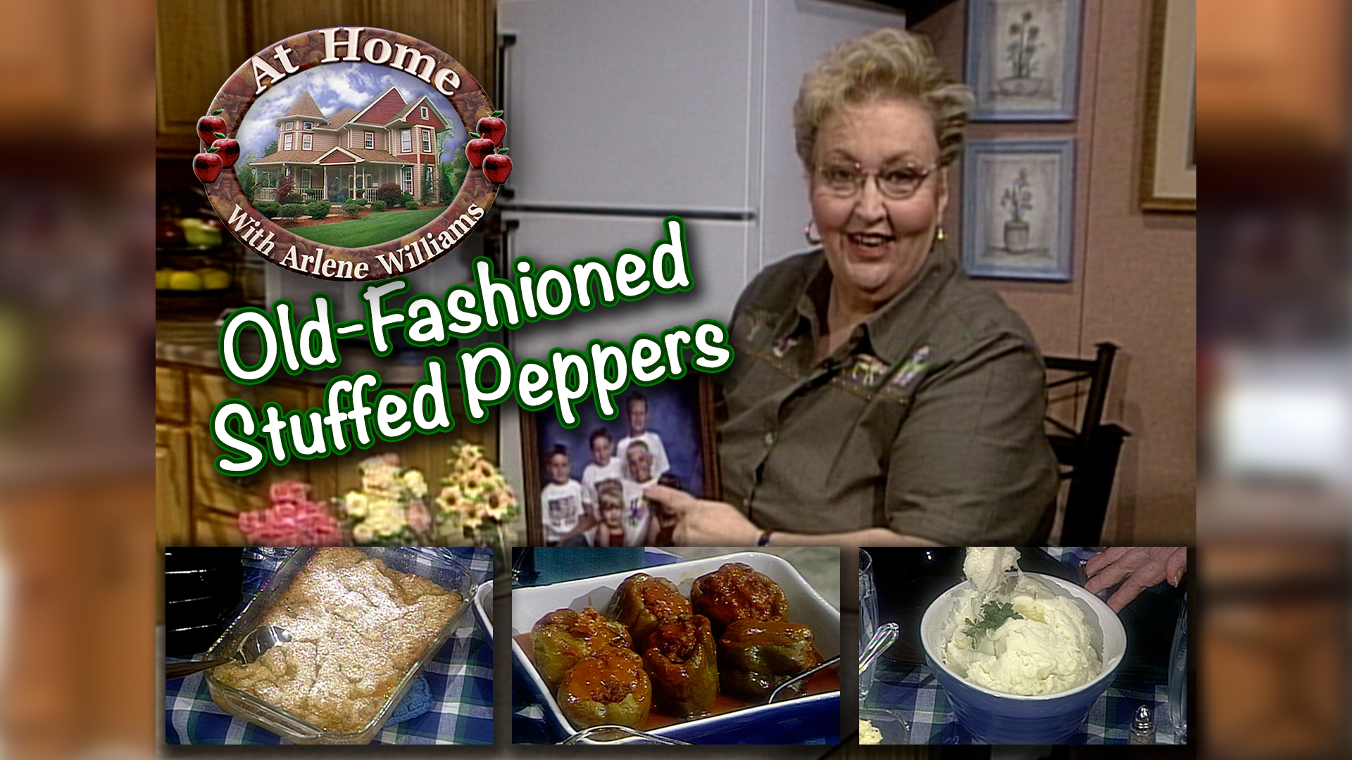 Arlene Makes Old-Fashioned Stuff Peppers! - At Home with Arlene Williams