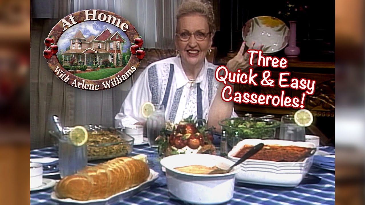 Three Quick & Easy Casseroles: Bean & Sausage, Macaroni & Beef, and Corn & Hamburger - At Home ...